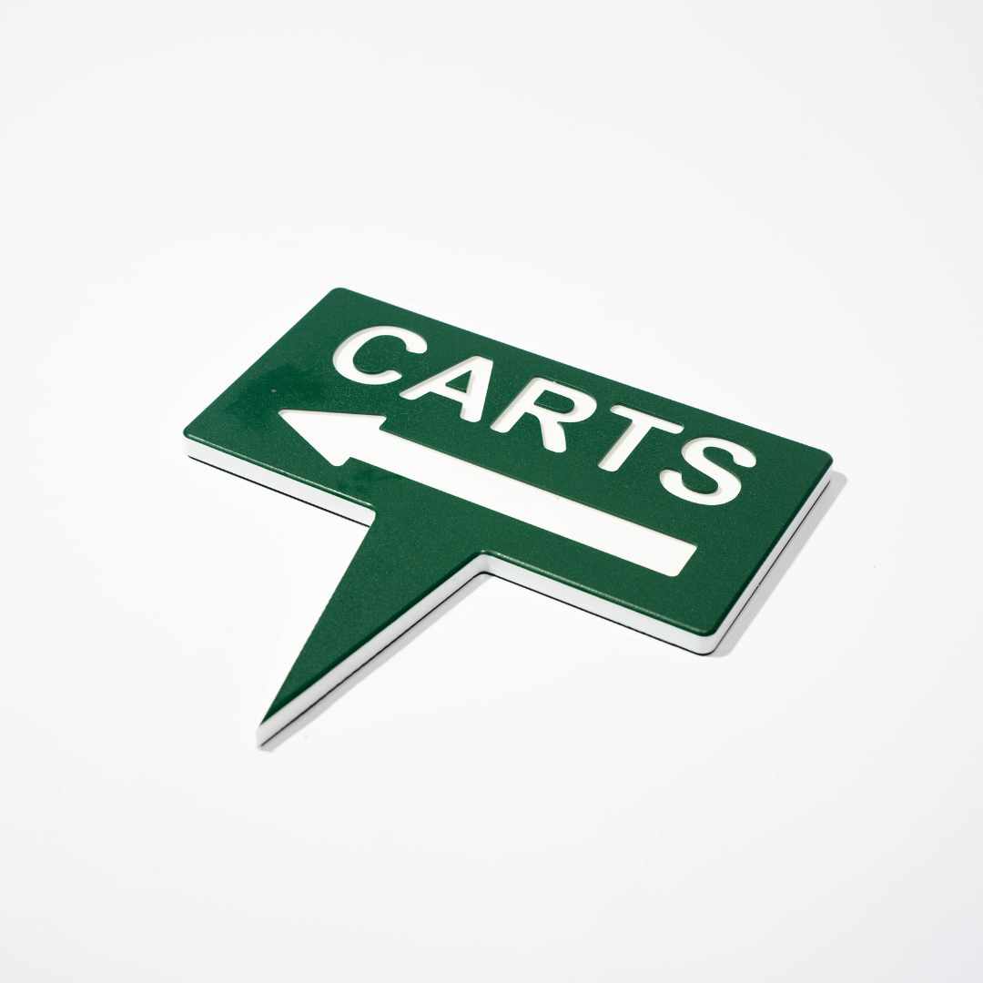 1/2″ Fairway Signs – Perma-Core Plastic with Single Spike