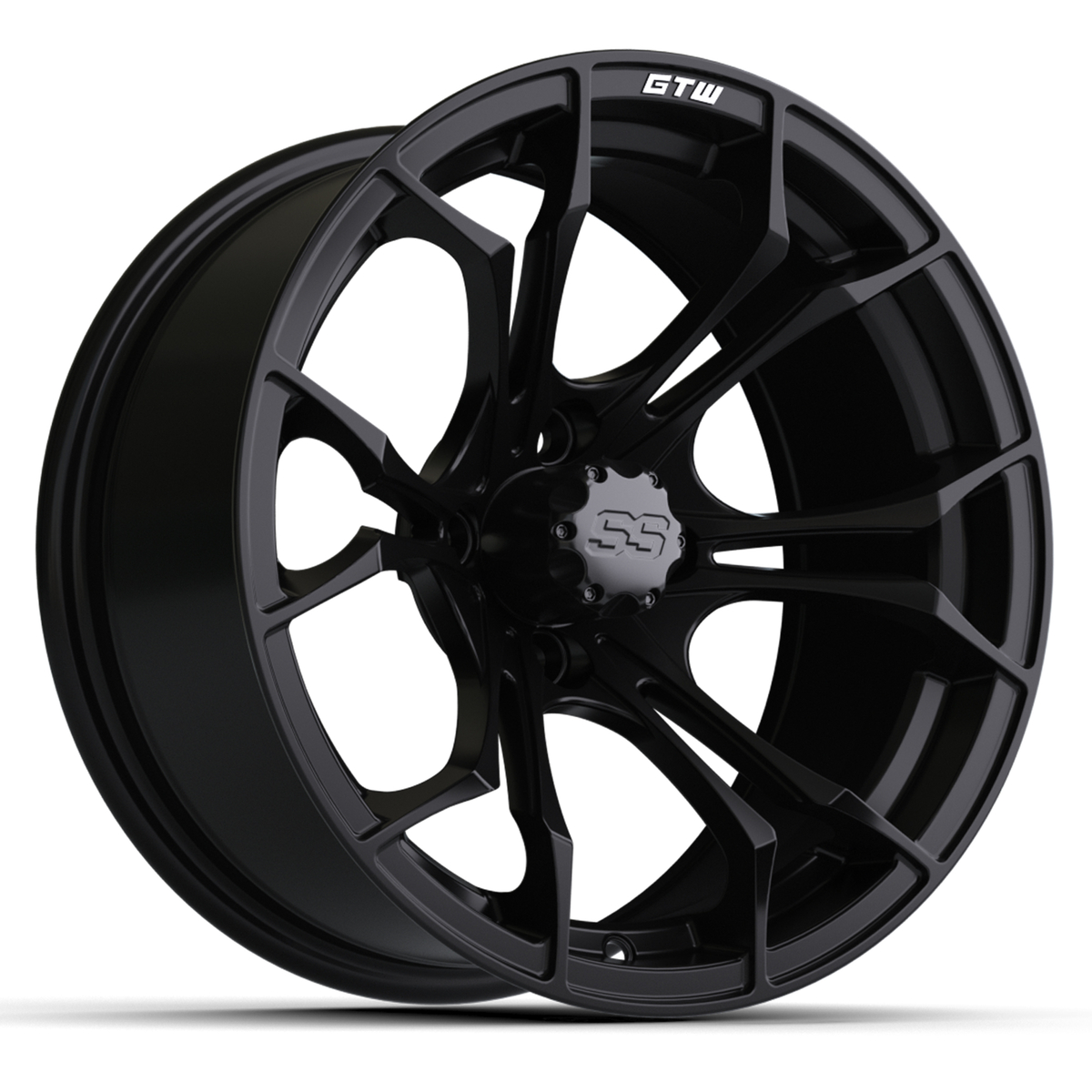 15″ GTW® Spyder Wheel – Matte Black - Par West Turf
