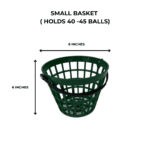 Plastic Driving Range Golf Baskets - 6 Sizes & 3 Colors Available!