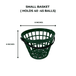 Plastic Driving Range Golf Baskets - 6 Sizes & 3 Colors Available!