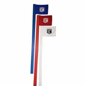 Golf Course Traffic Stakes with Flags - Par West Turf