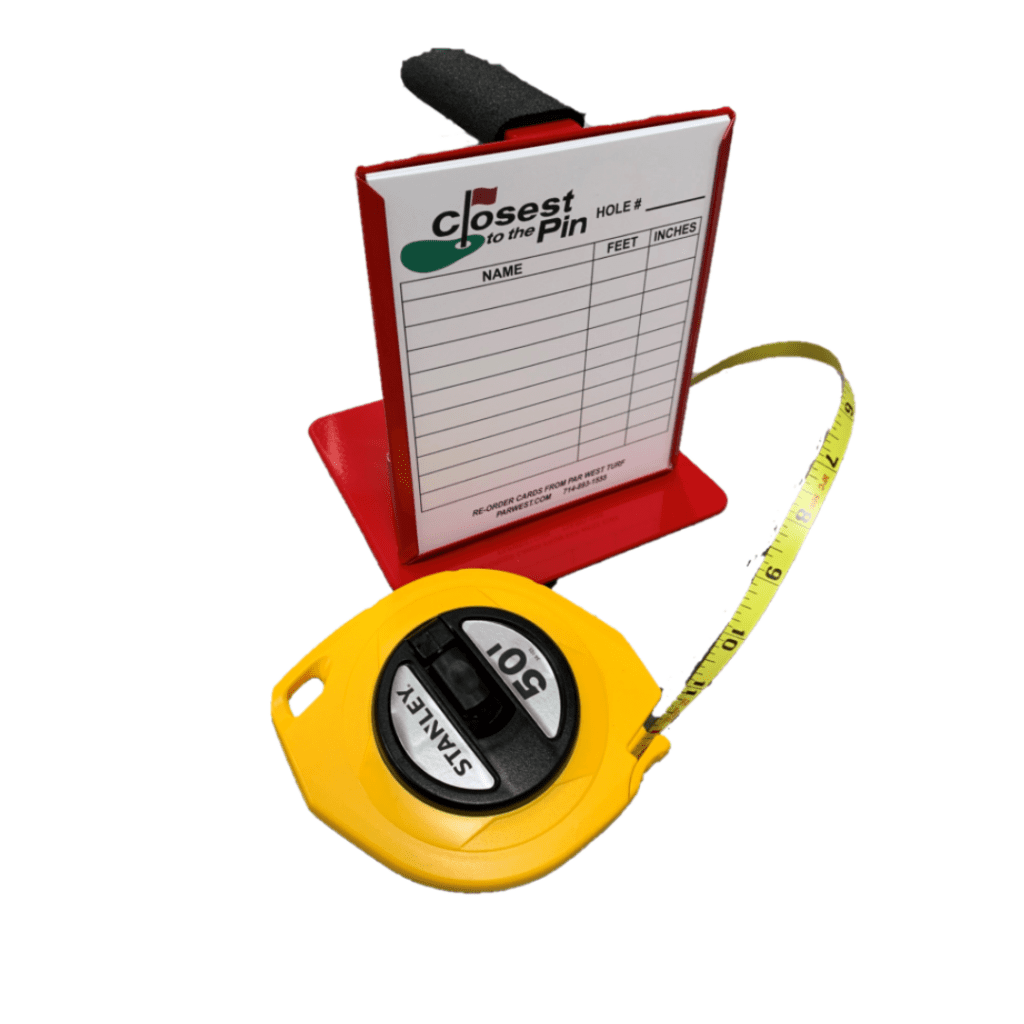 Closest to the Pin Proximity Marker W/ Measuring Tape - Par West Turf