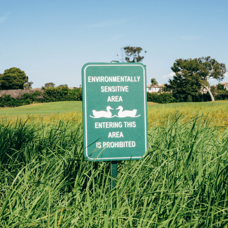 Par West Turf Custom Perma-Core Course Signs - 4 Sizes