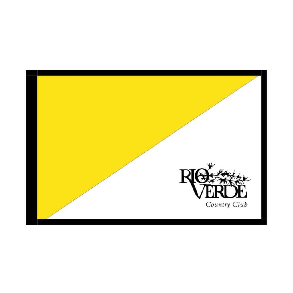 Custom Diagonal Embroidered Logo Regulation Flags