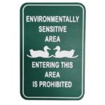 Environmentally Sensitive Area Sign - Par West Turf