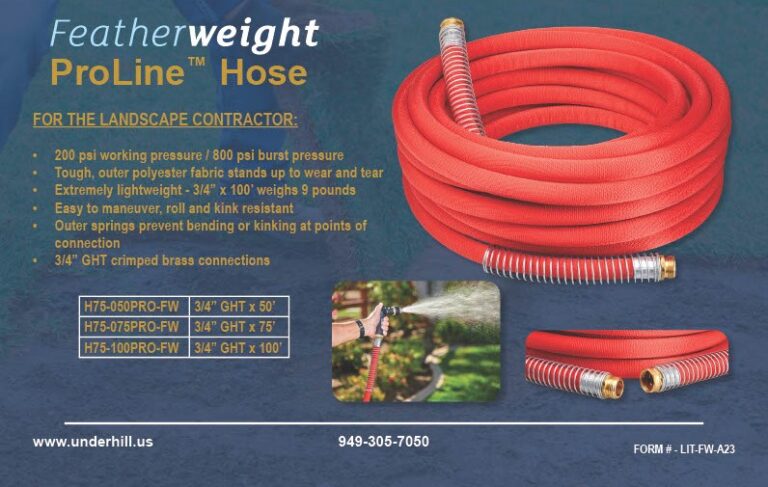 Featherweight ProLine™ Hose - Underhill International - Par West Turf
