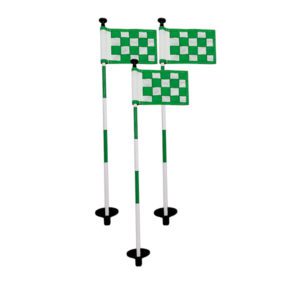 30" Putting Green Flag & Pole Combos - Available in Multiple Colors - 3 ...