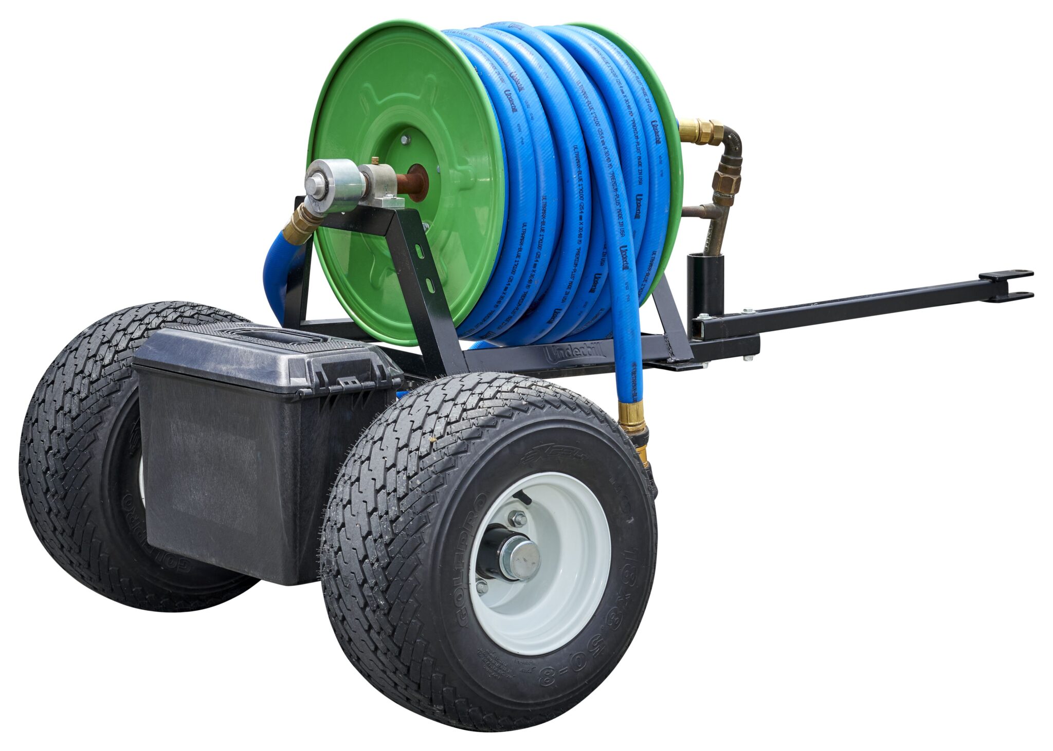 Underhill International Hose Course Caddie Trailer - Metal Hose Reel ...