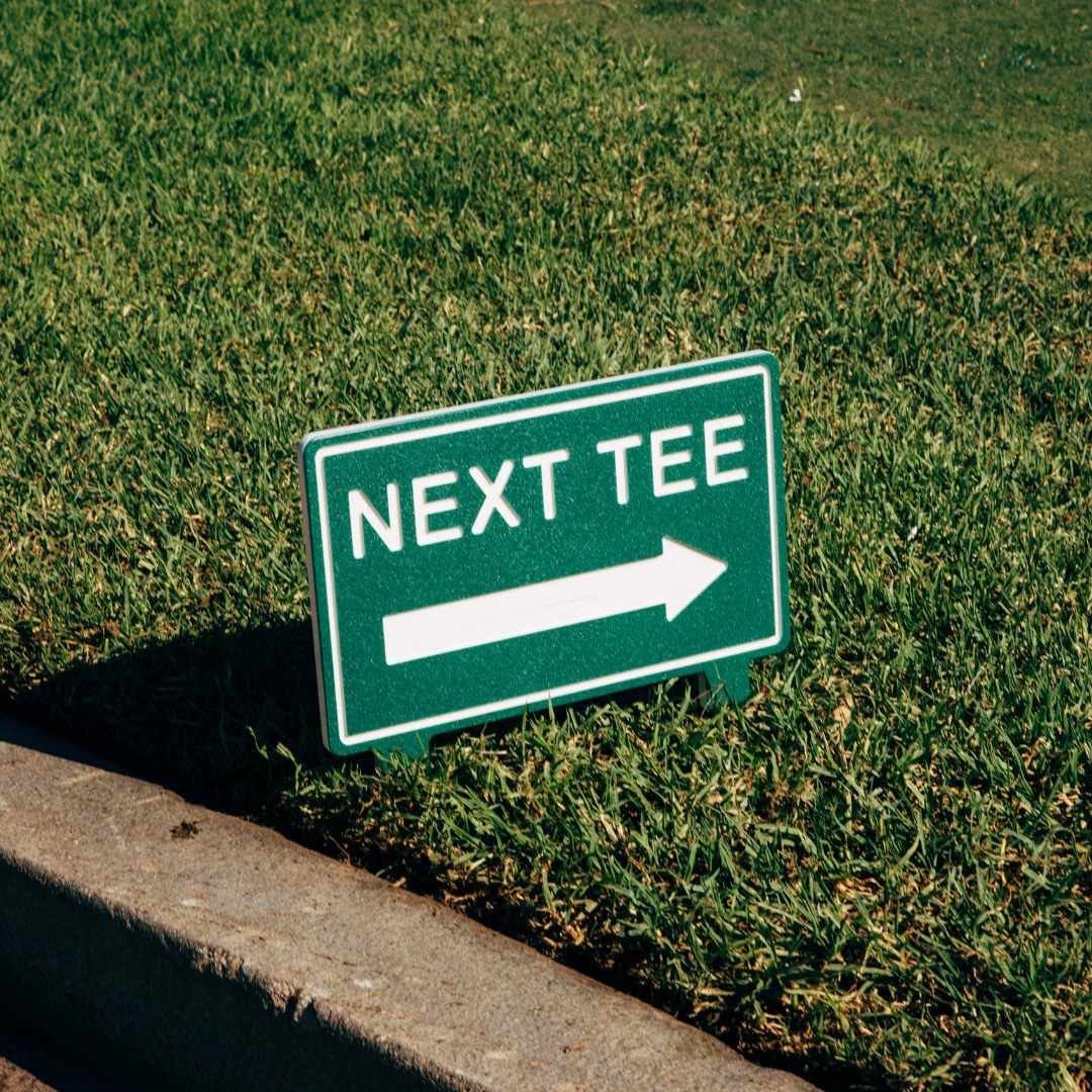 Large Double-Spike Fairway Signs – Perma-Core - Par West Turf