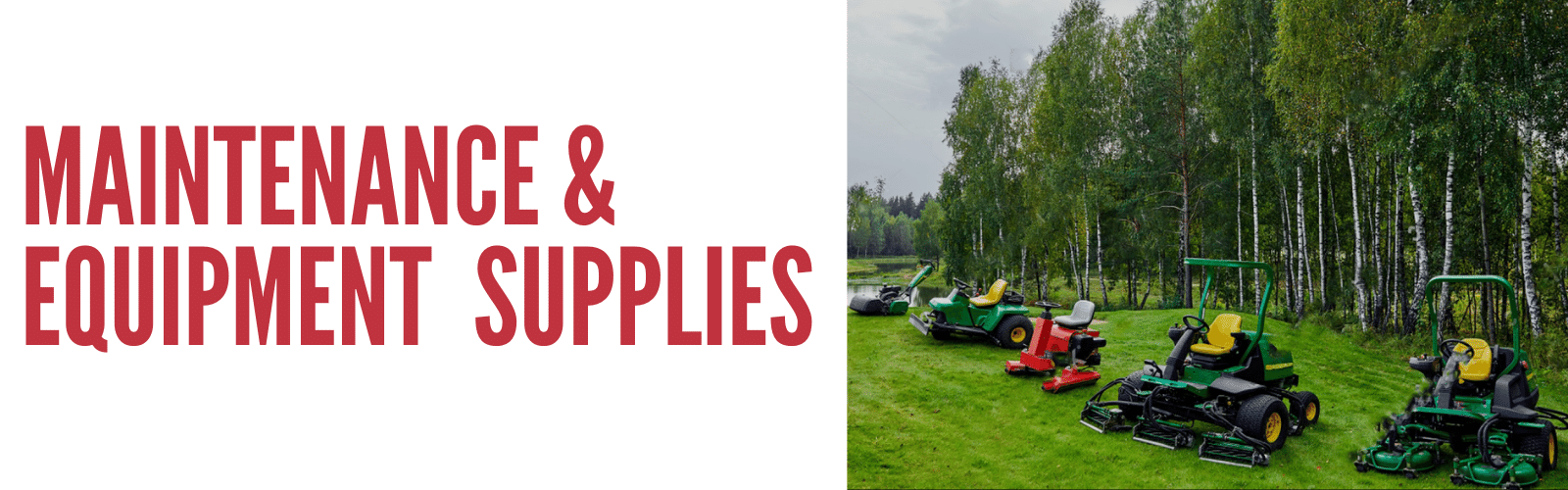 Golf Course Maintenance Supplies: Tools for Mechanics & Care