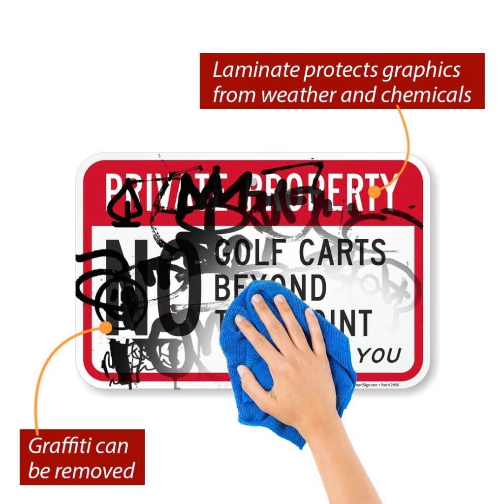 Bag Drop Signs - Customize At No Additional Charge - Par West Turf