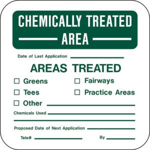 Environmentally Sensitive Area Sign - Par West Turf