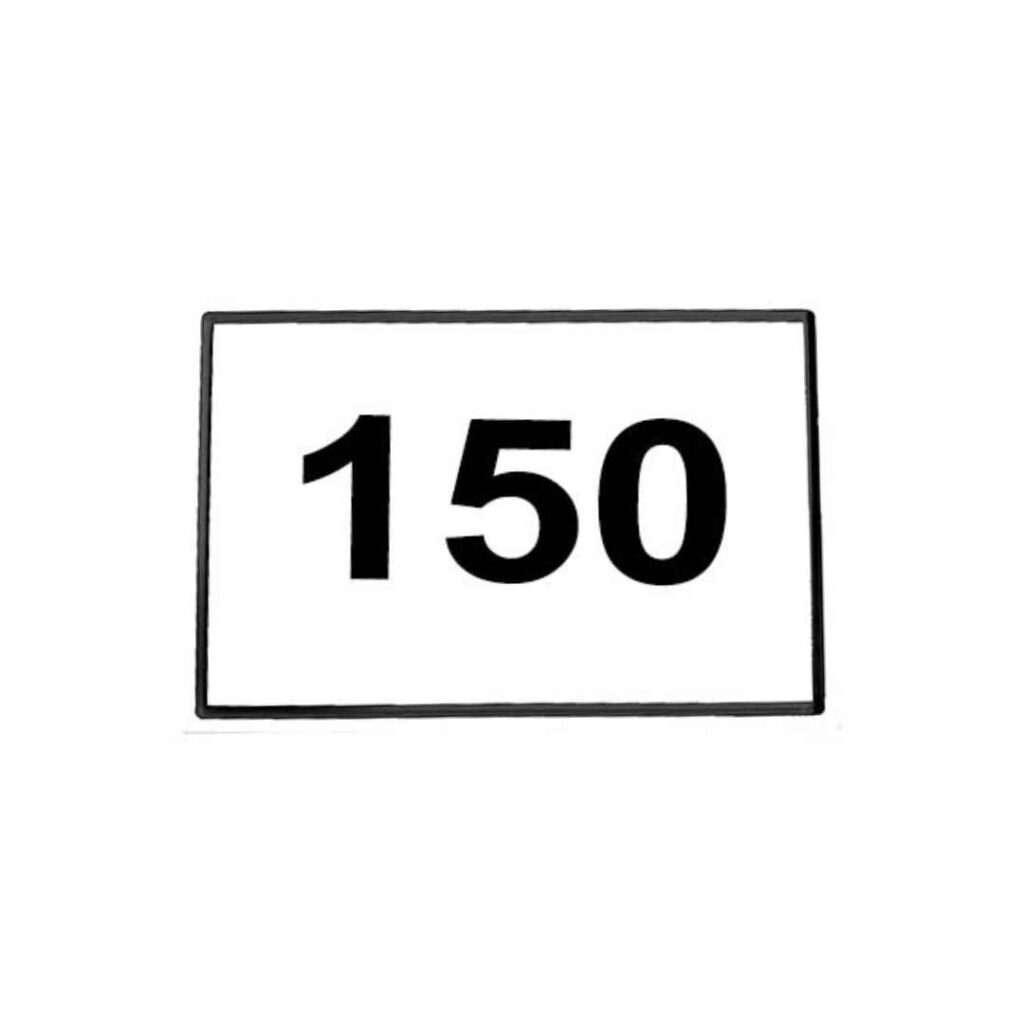 In Ground Rectangle Yardage Monuments - Perma-Core - Par West Turf