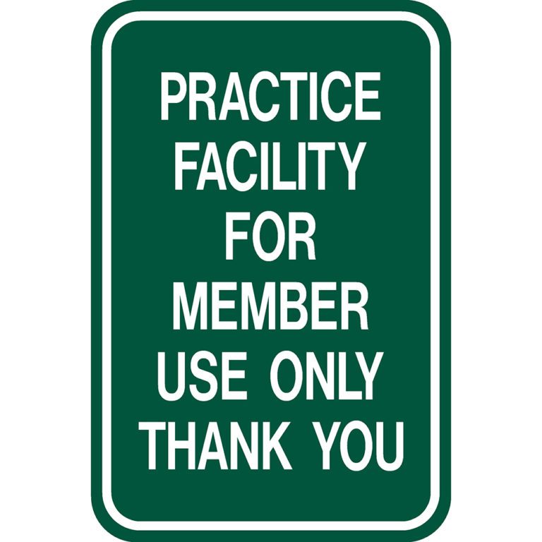 Par West Turf Driving Range Signs - Customizable