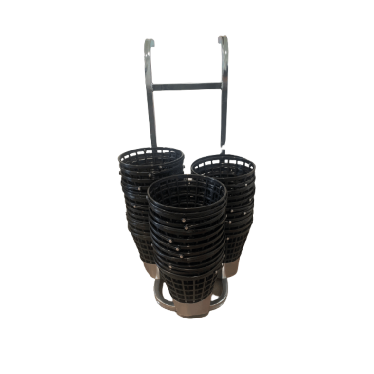 Plastic Driving Range Golf Baskets - 6 Sizes & 3 Colors Available!