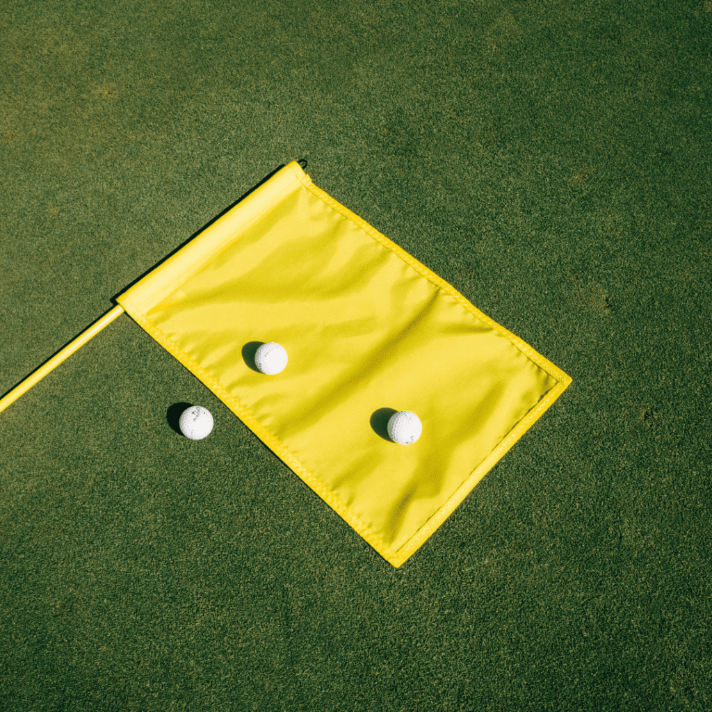 In-Stock Solid Regulation Golf Pin Flag - 14 inch x 20 inch - Par West Turf