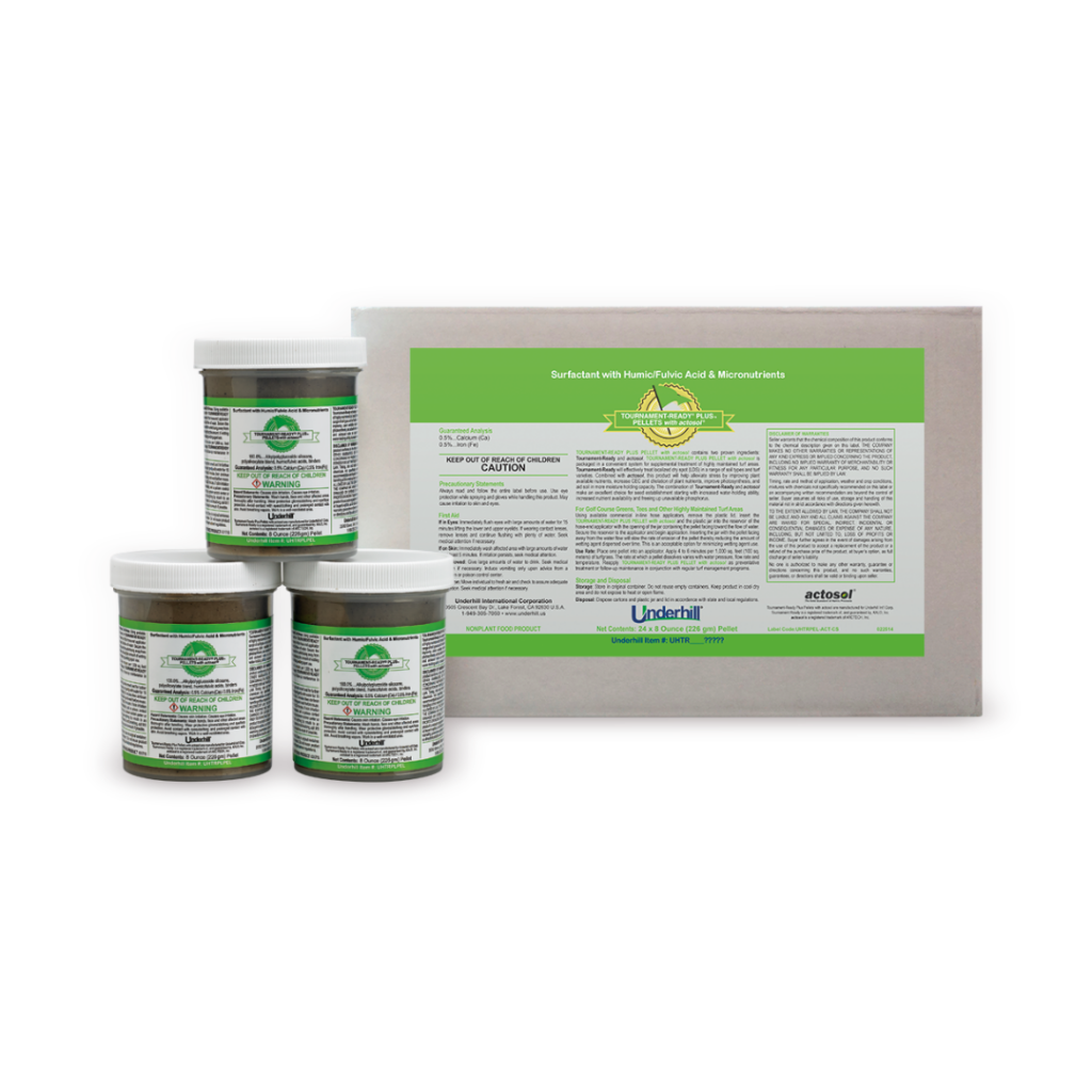 Tournament-Ready Plus with Actosol Wetting Agent Pellets - Par West Turf