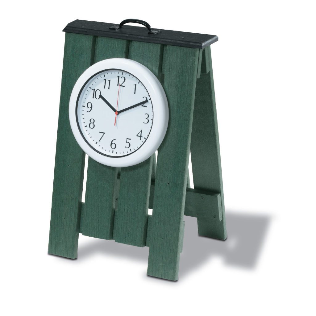 Par West Turf Custom 12" Golf Range Easel Clock - Add Your Logo!