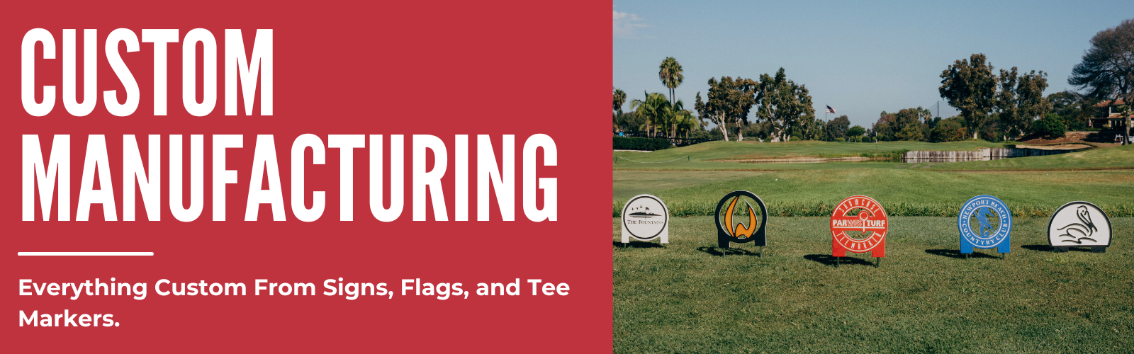 Custom Signs and Flags – Personalized Golf Course Branding