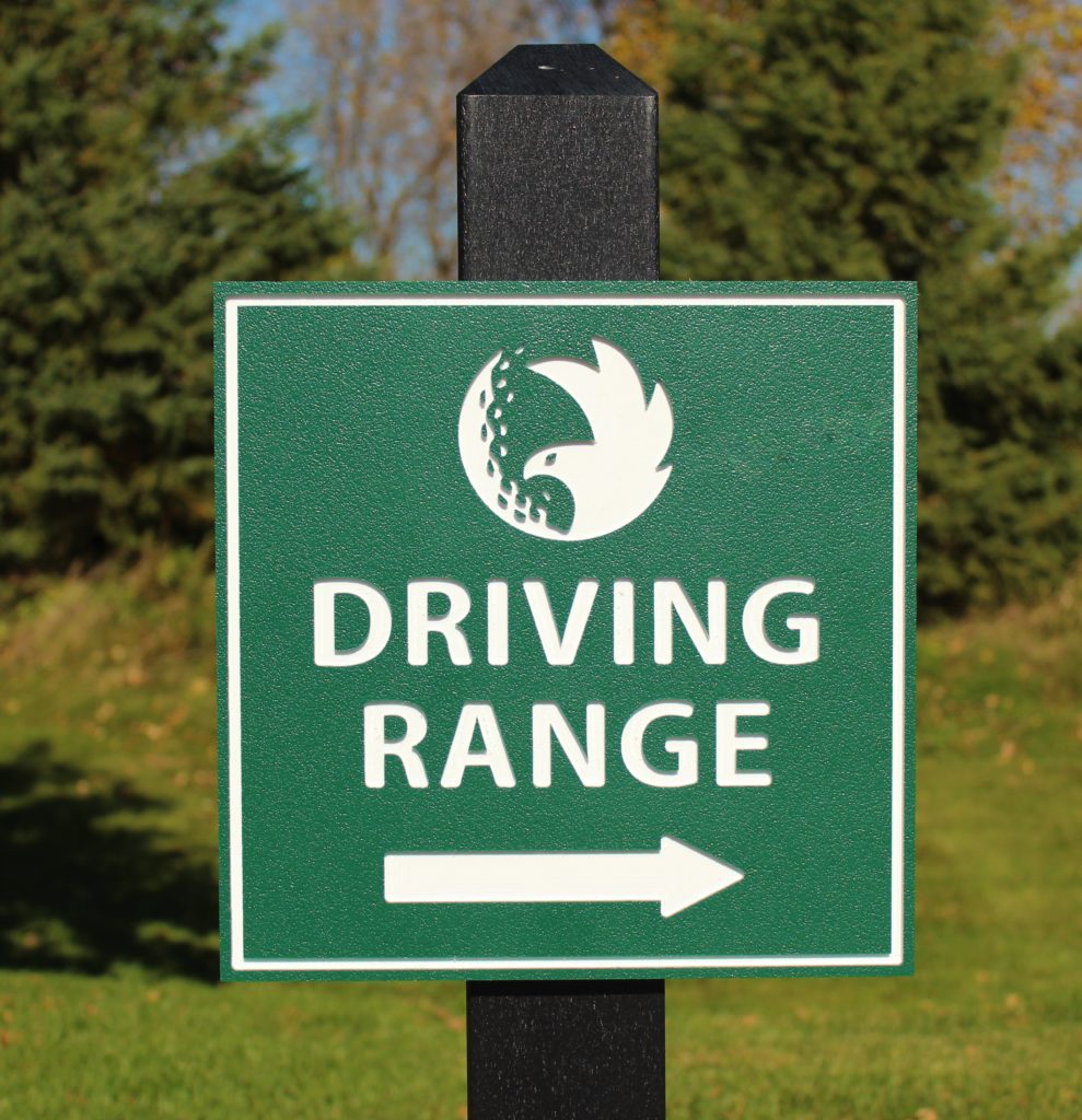 Recycled Plastic Lumber Sign Posts - Par West Turf