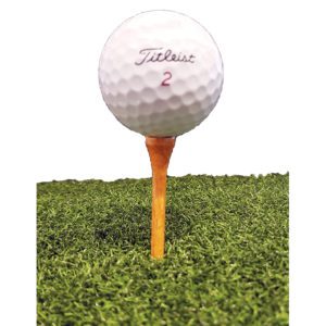 TeeLine Turf Driving Range Mat - 1.25" 5' Square - Use Wooden Tees
